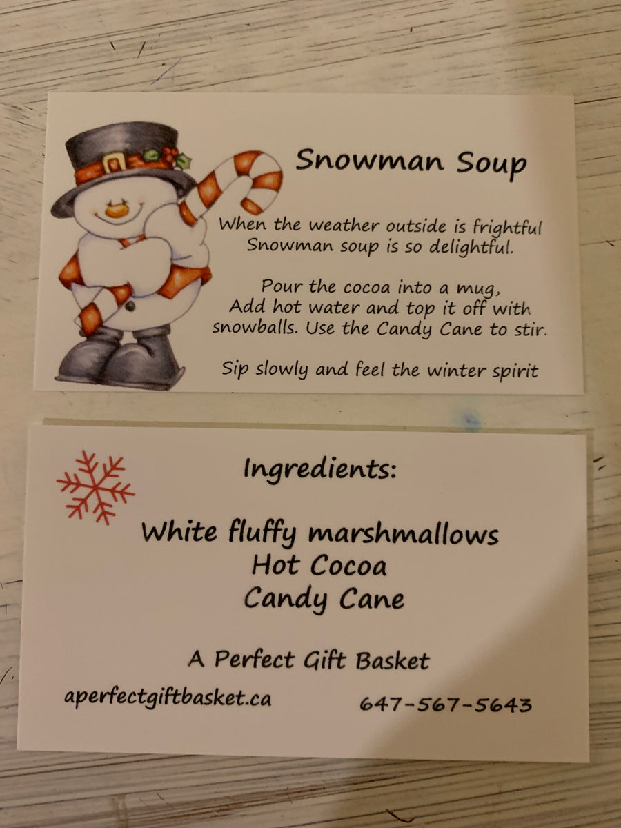 Mini Snowman w/Baileys – A Perfect Gift Basket